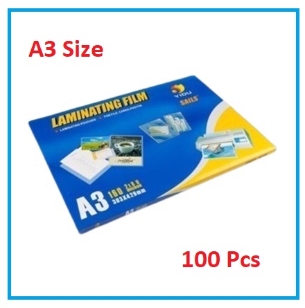 A3 High Quality Laminating Laminate Laminator Pouches Film A3 Size 2x80 ...