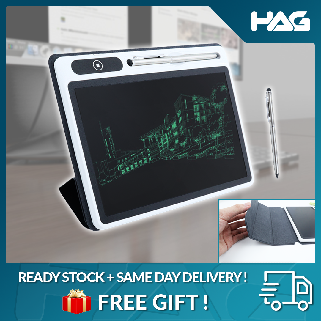 (High Quality) HAG 10 LCD Notebook Portable Writing Tablet White For ...