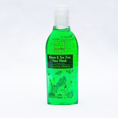 Herb Line Venivel and Wild Turmeric Neem and Tea Tree Face Wash 100 ml ...