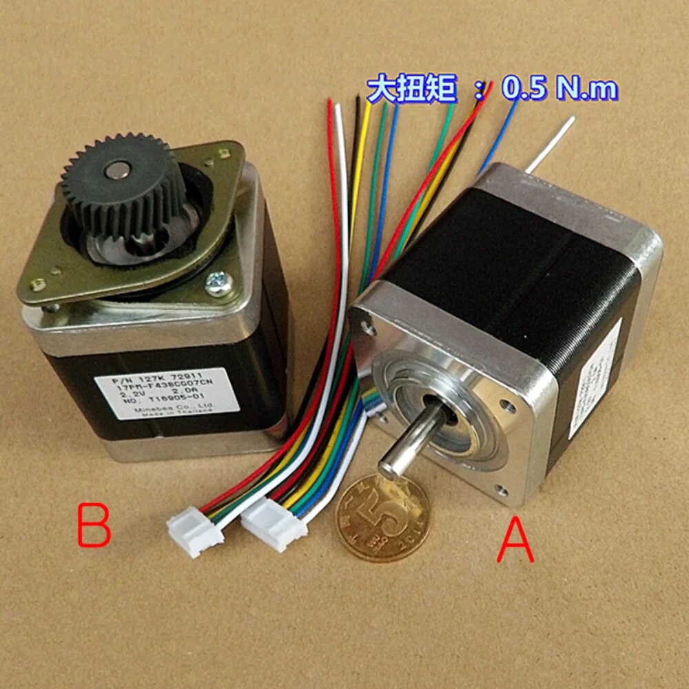 Minebea 17PM-F438CG07CN Hybrid Stepper Motor Nema17 42MM Stepping Motor ...