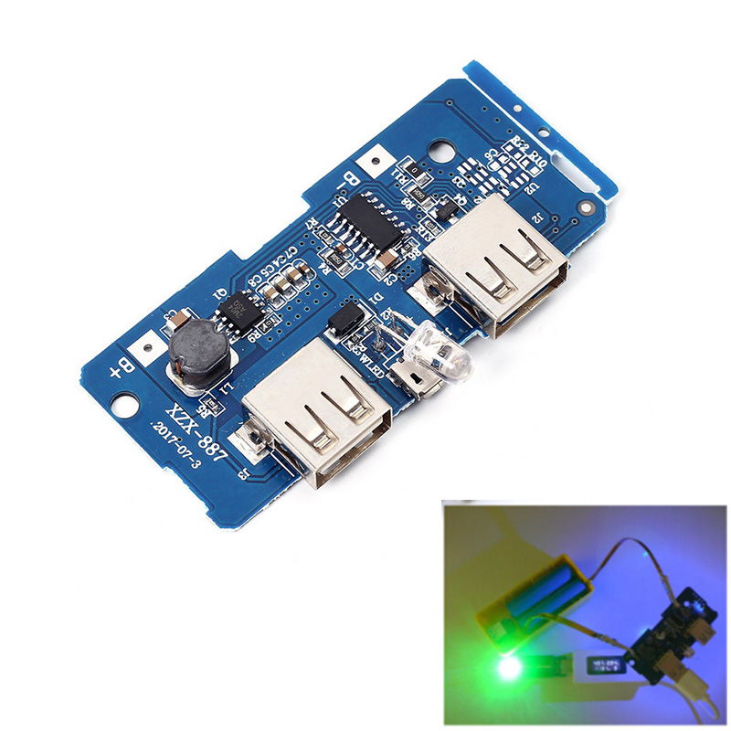 5V 2A Power Bank Charger Module Charging Circuit Board Step Up Boost ...
