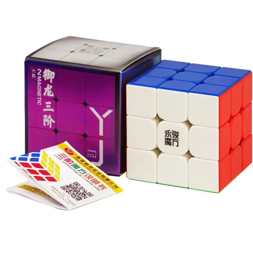 【DATA FROG Global MALL】yj yulong v2 3x3x3 magnetic magic cubes yongjun ...