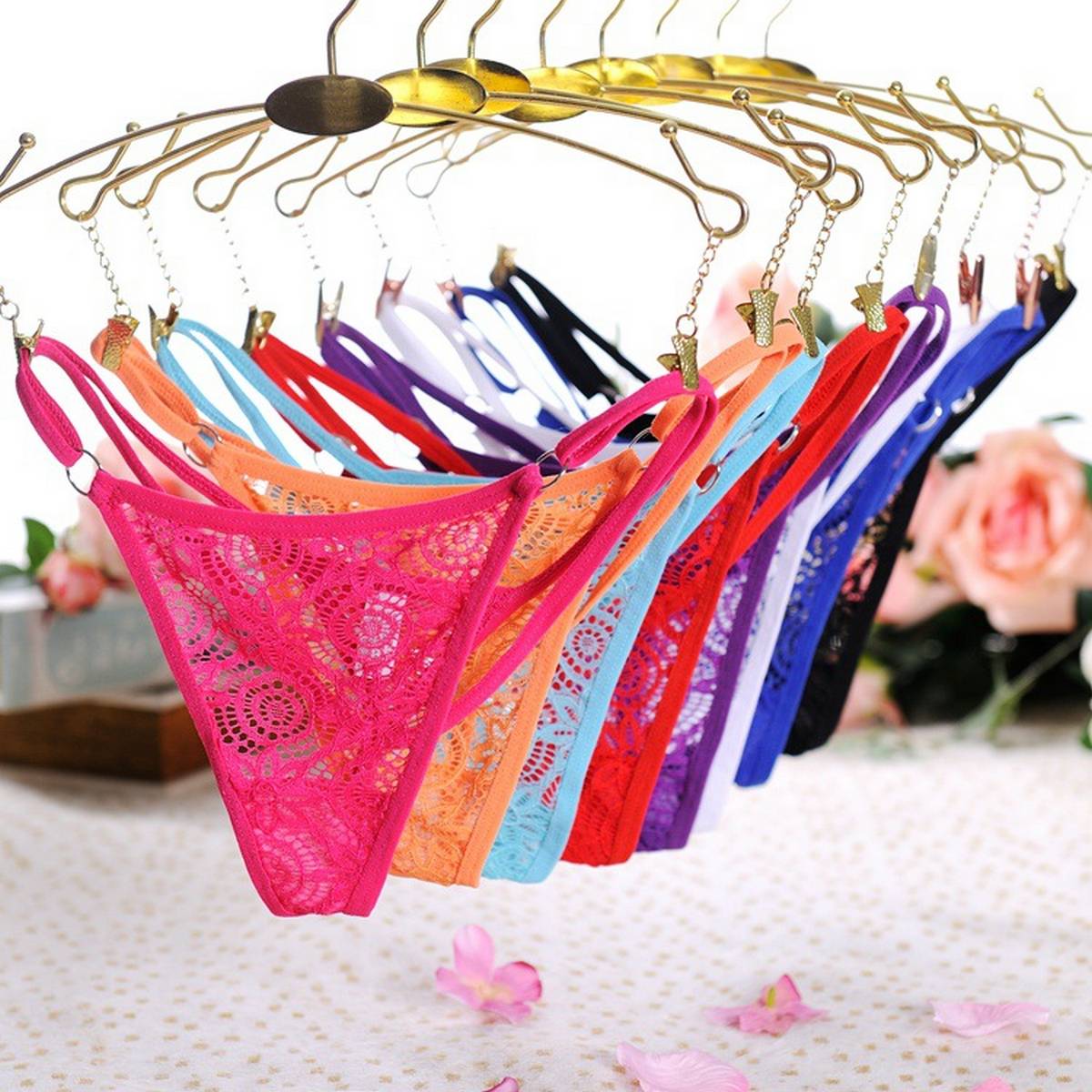 Women Hot Pink G String Thong Panty | Daraz.lk