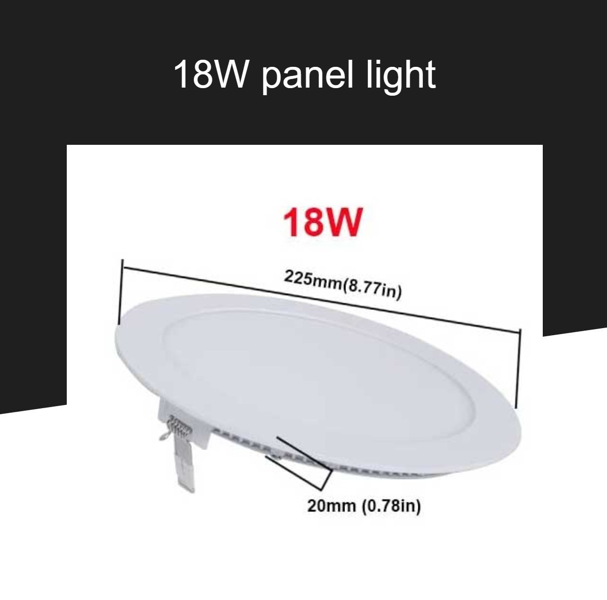12W Ceiling Panel Light (round) /6 Months warranty | Daraz.lk