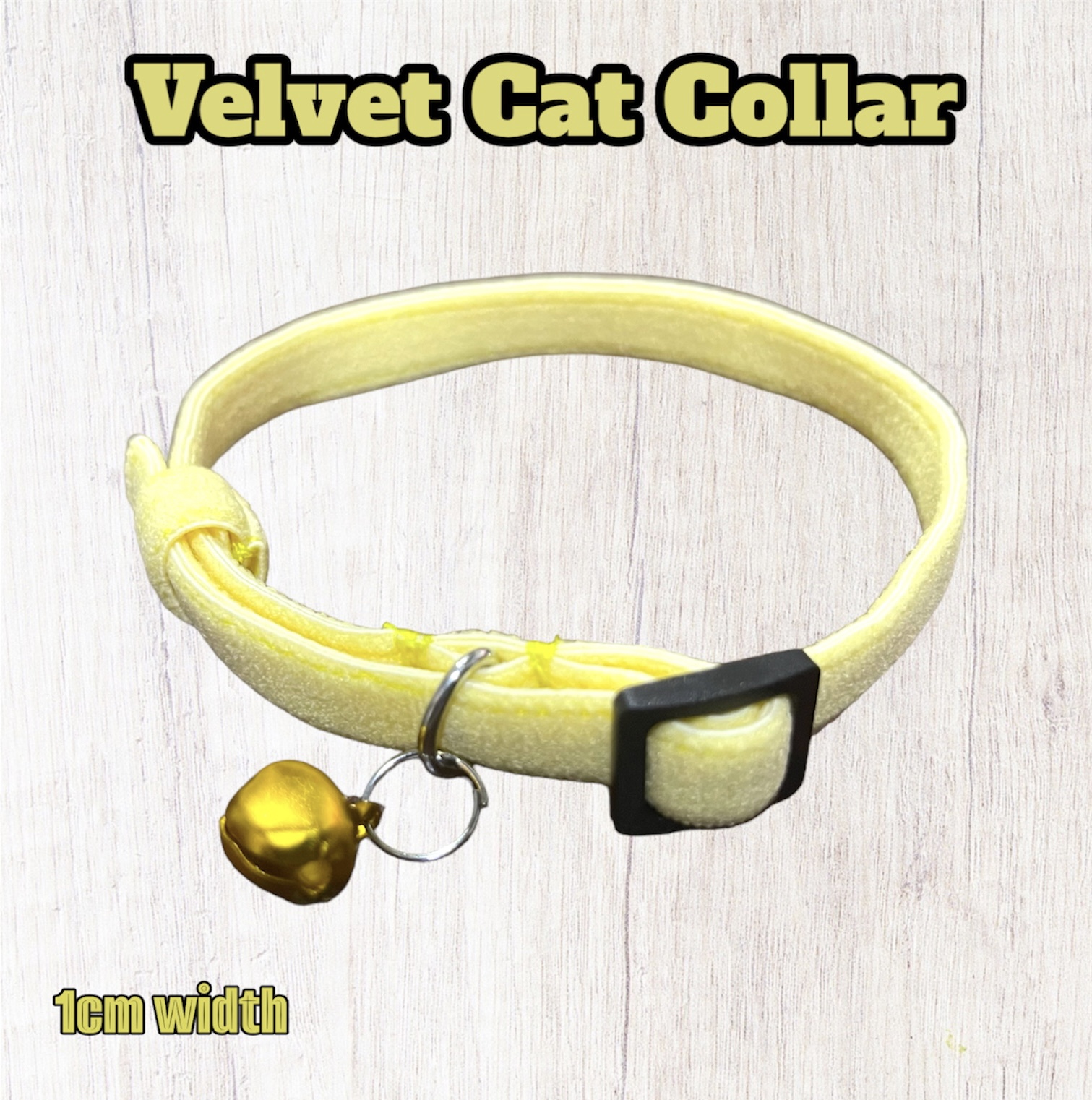 Cat & Puppy Adjustable Velvet / Nylone Collar With Bell, Puppy Neck ...
