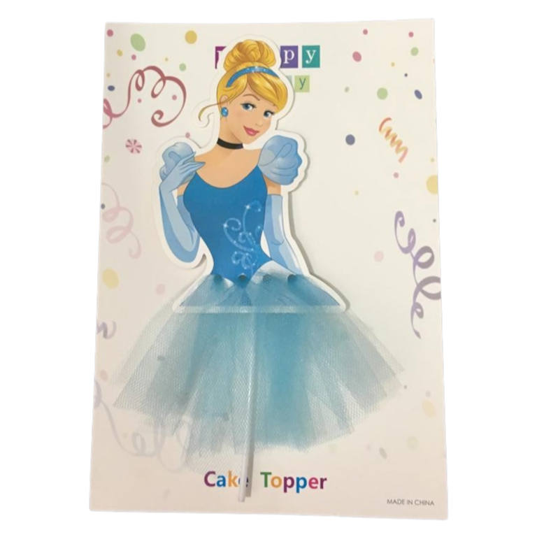 Cinderella cake topper birthday cake topper | Daraz.lk