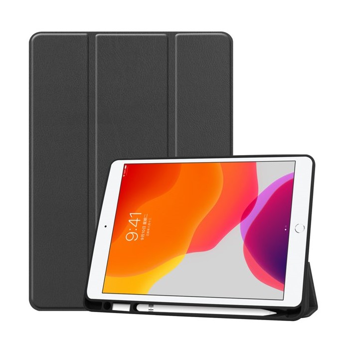 Smart Folding Case with Pencil Holder and Flap for Samsung Tab S7 FE ...