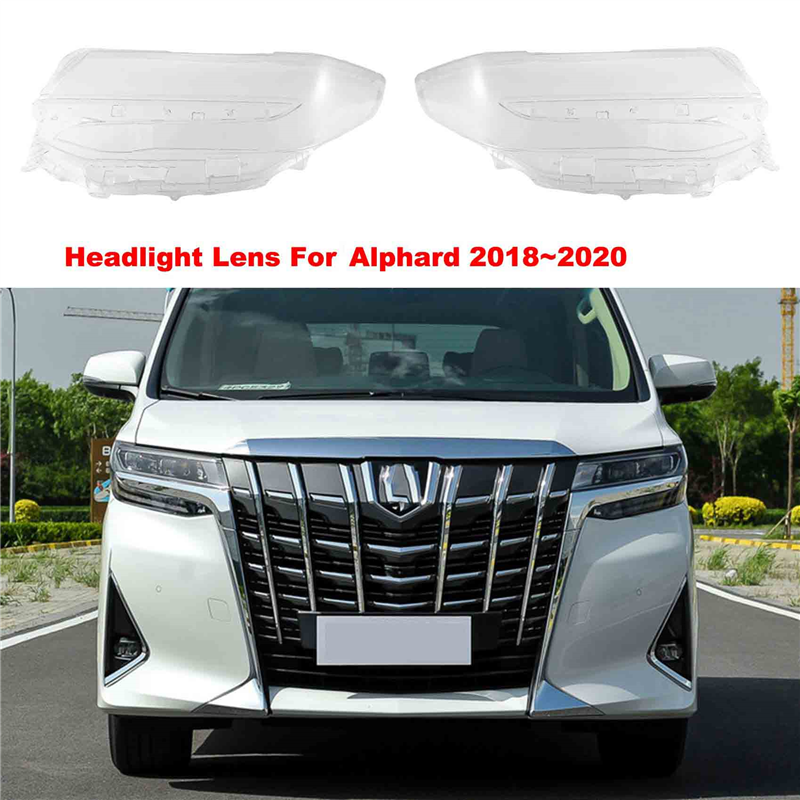 Car Front Right Headlight Lens for Toyota Alphard 2018-2020 Car Head ...