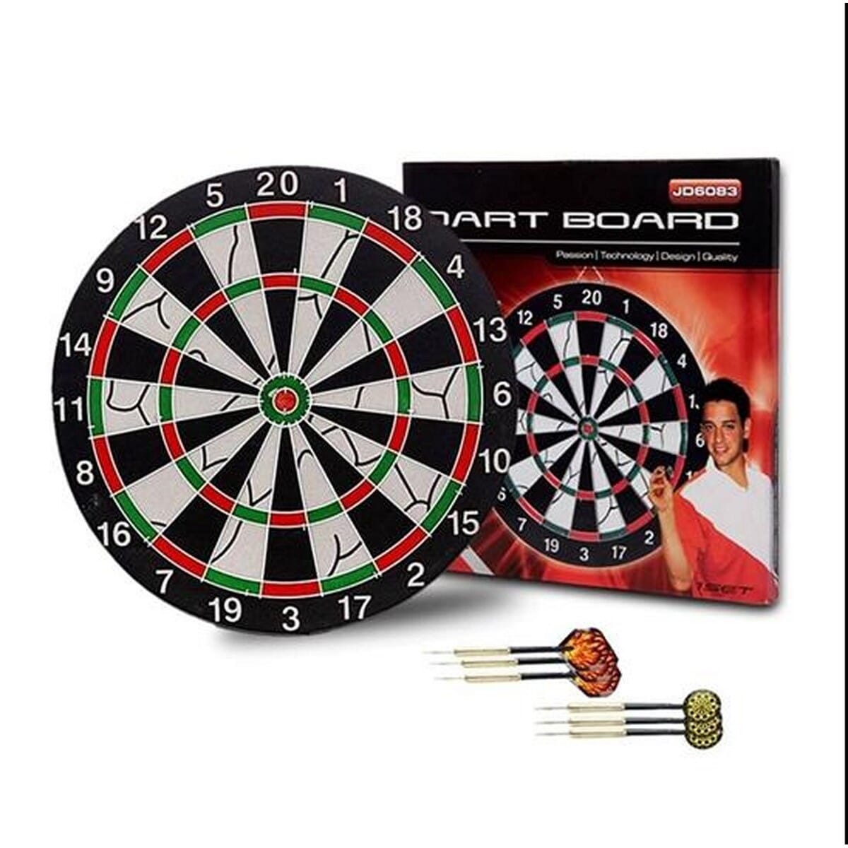 18'' Inches Dart Board / Dart Game - Double Sided | Daraz.lk