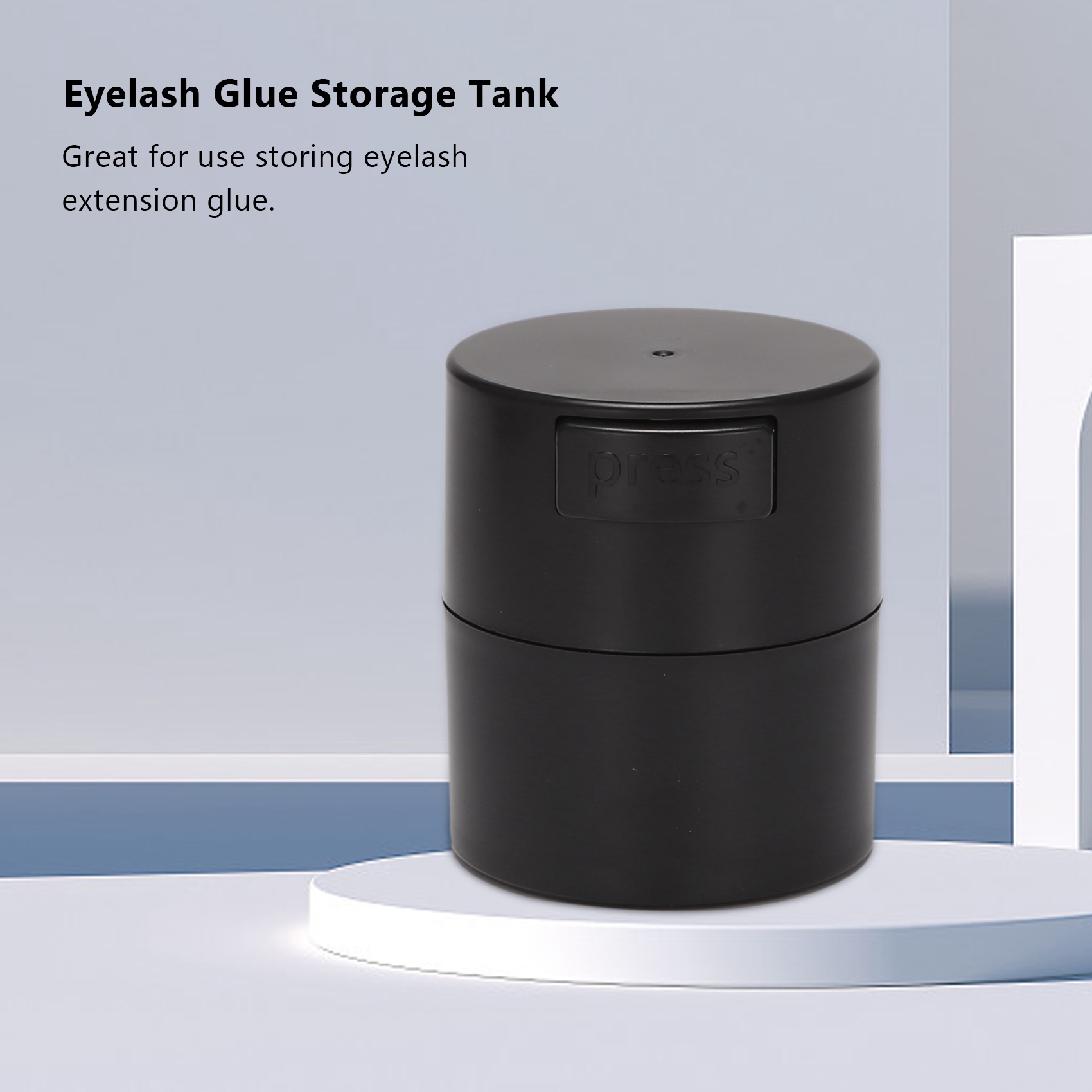 Eyelash Glue Storage Tank Eyelashes Extension Glue Adhesive Stand Jar ...