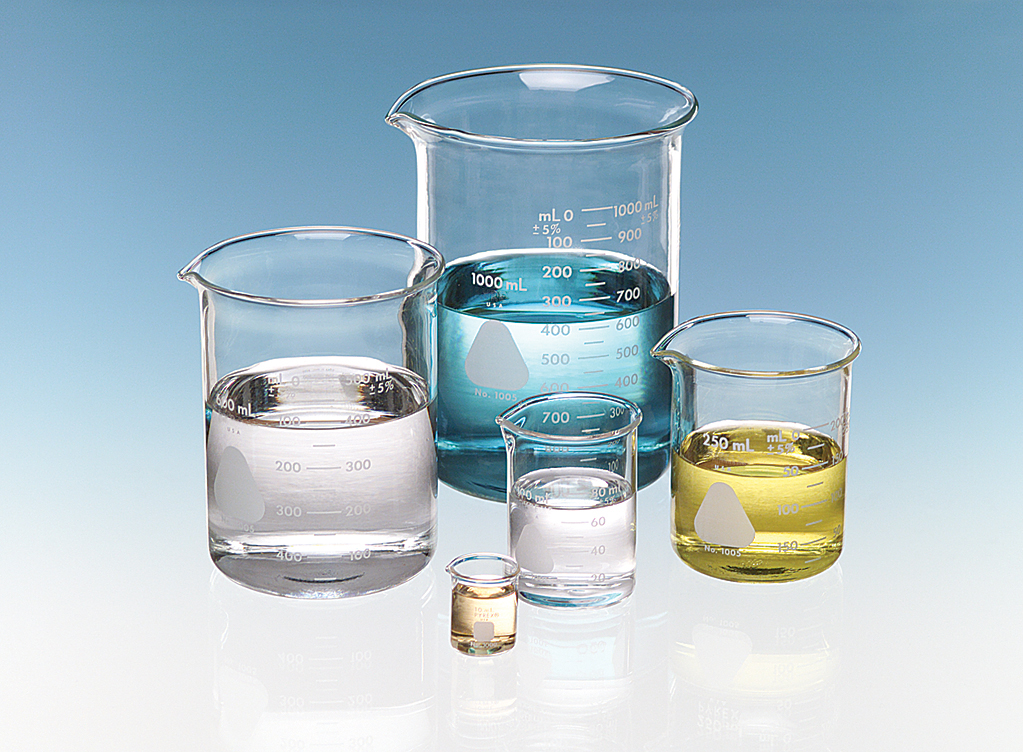 Glass beaker ( 500 ML + 250 ML + 50 ML ) - borosilicate glass | Daraz.lk