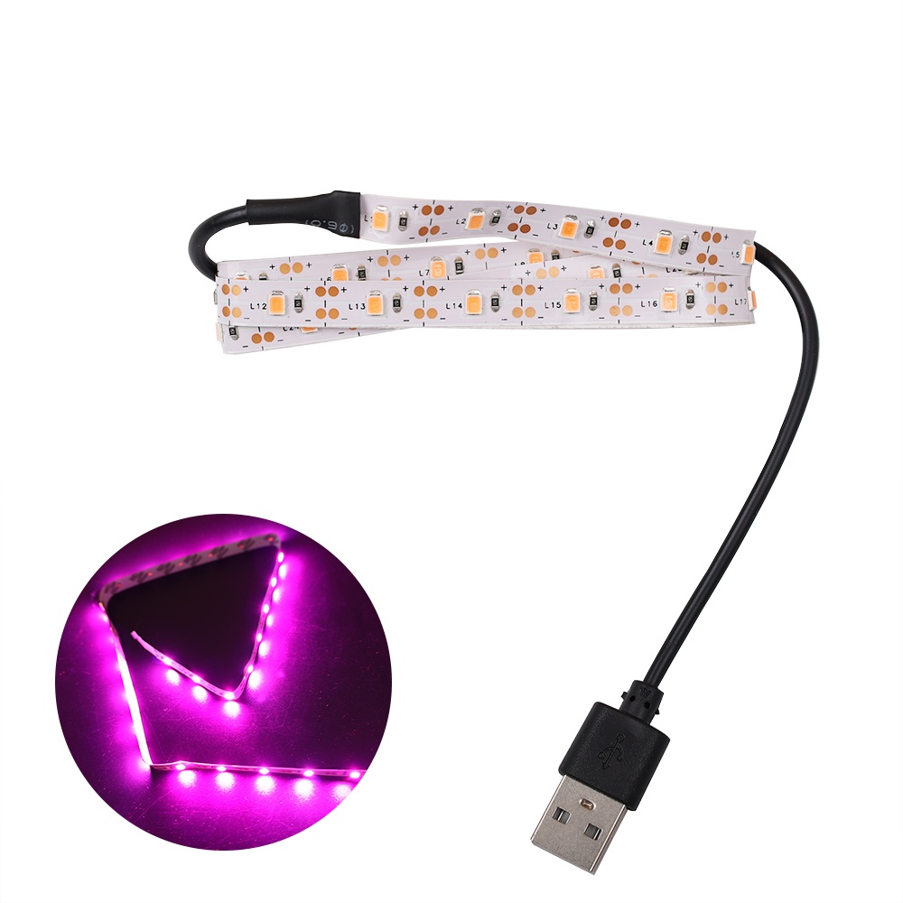 Indoor Plants Grow Lamp USB Led Full Spectrum Strip Light Waterproof ...