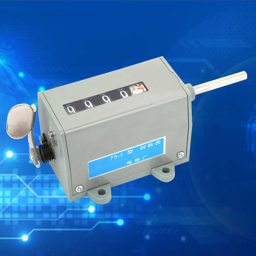 5 Digit Mechanical Rotating Counter Resettable Pull Stroke Hand Tally ...