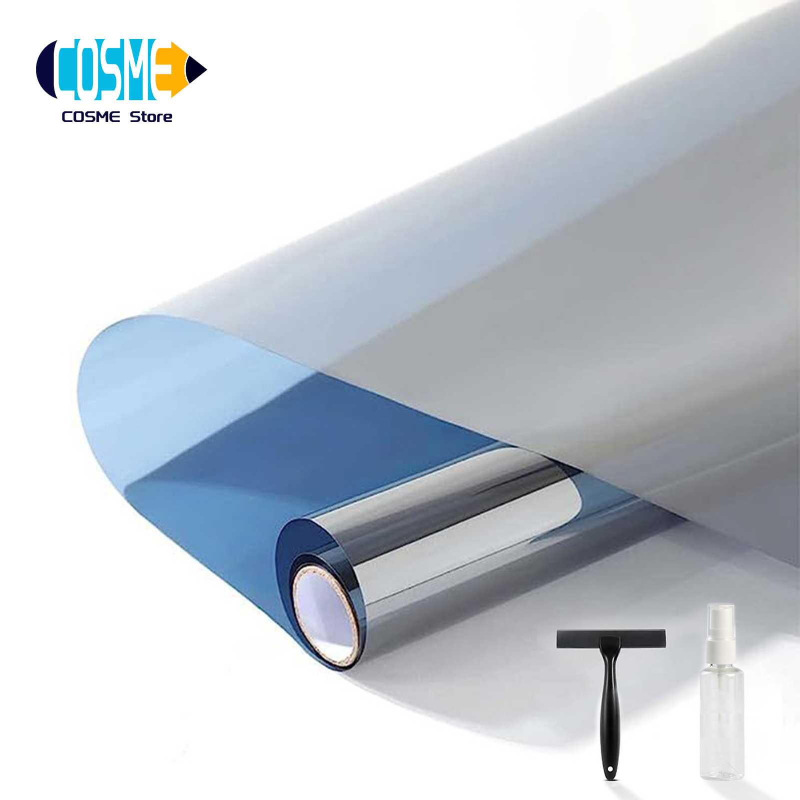 Heat Control Window Film Blocks UV Infrared Rays Easy Installation ...