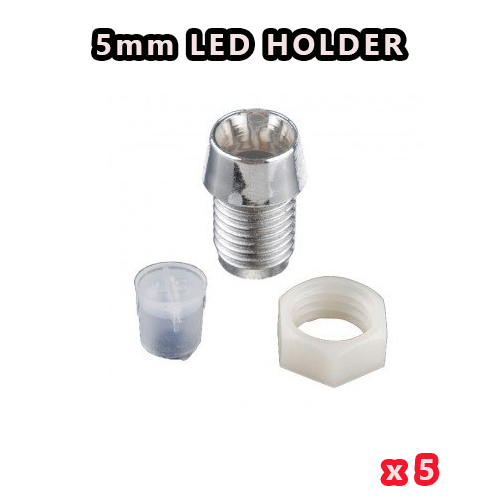 5mm LED Holder Plastic _ Project Indicators | Daraz.lk