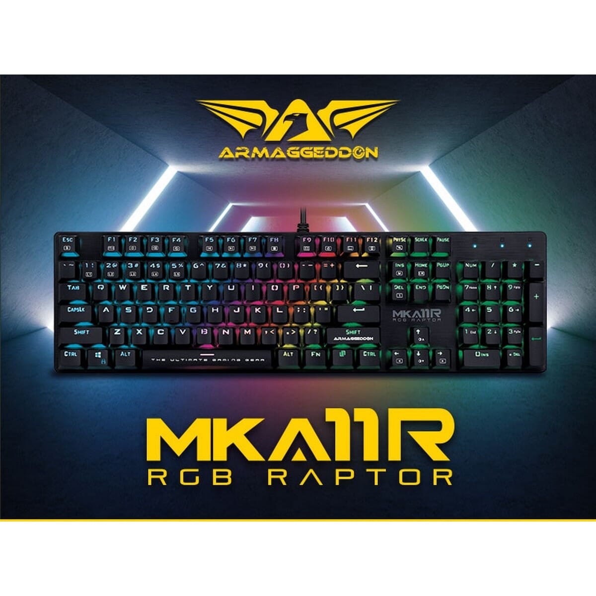 Armaggeddon MKA-11R RGB Raptor Mechanical Gaming Keyboard | Daraz.lk