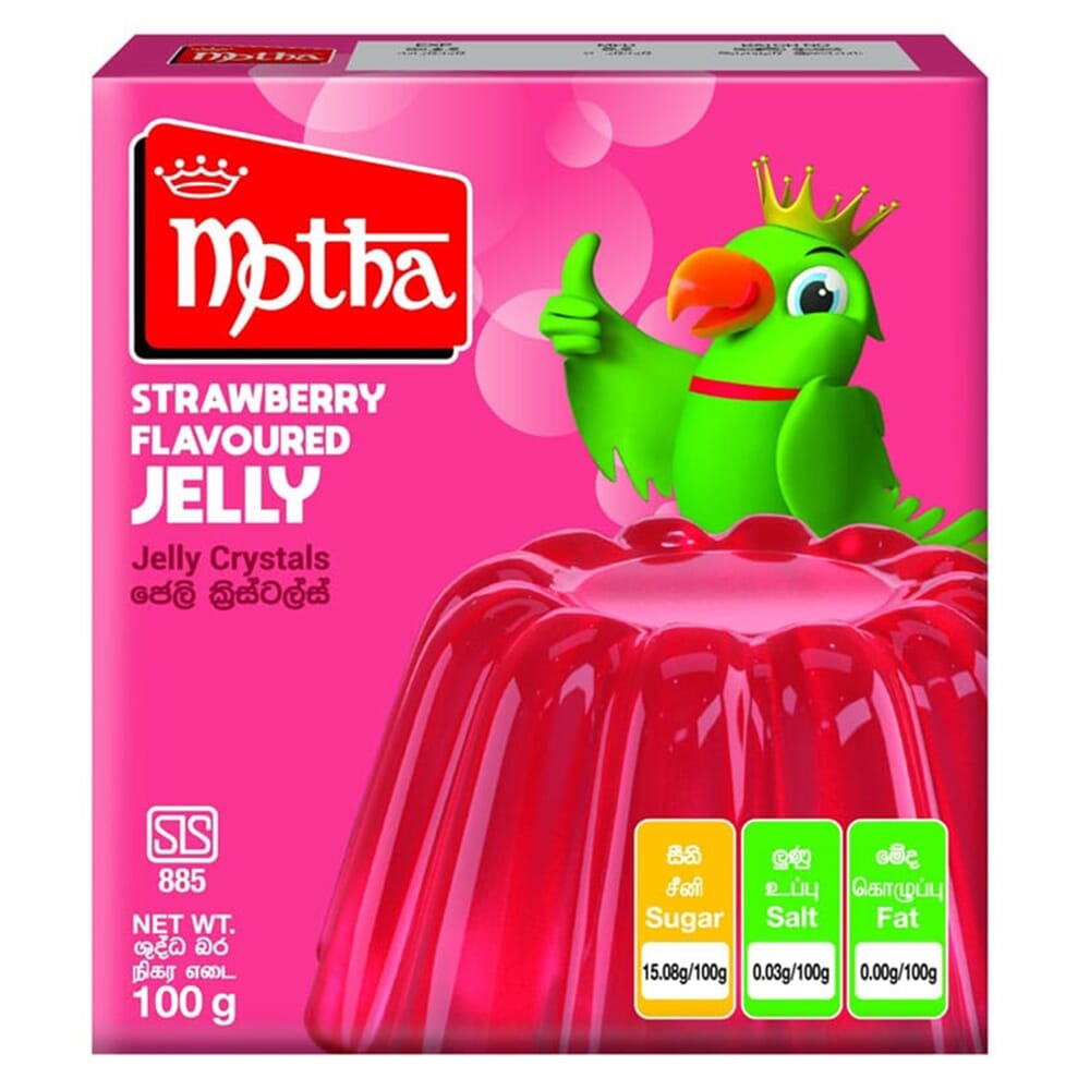 Motha Jelly Strawberry 100g | Daraz.lk