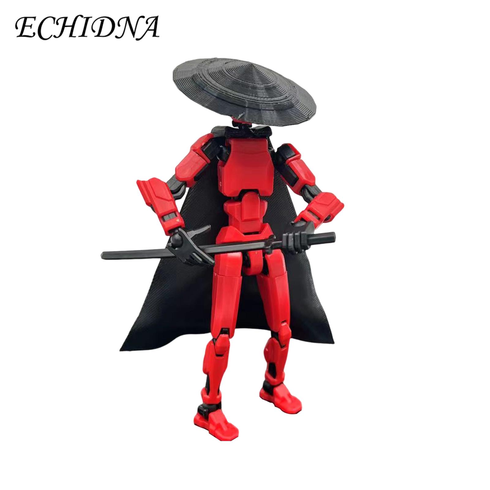 Plastic Action Figure Warrior Robot Action Figure with Accessories ...