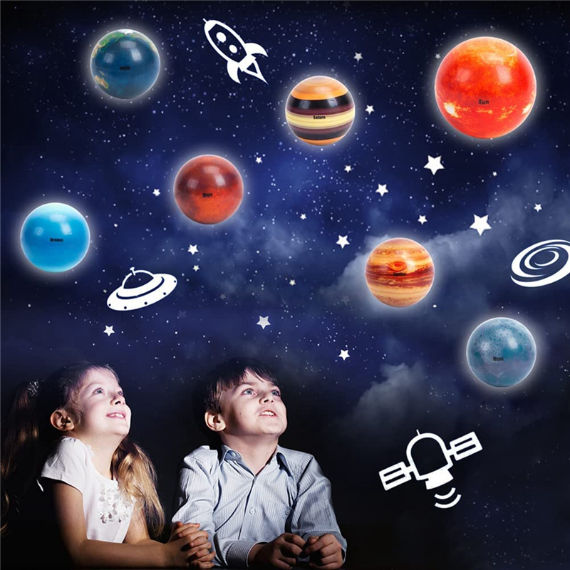 10PCS Mini Solar System Stress Balls Planets Squeeze Balls Space Toys ...