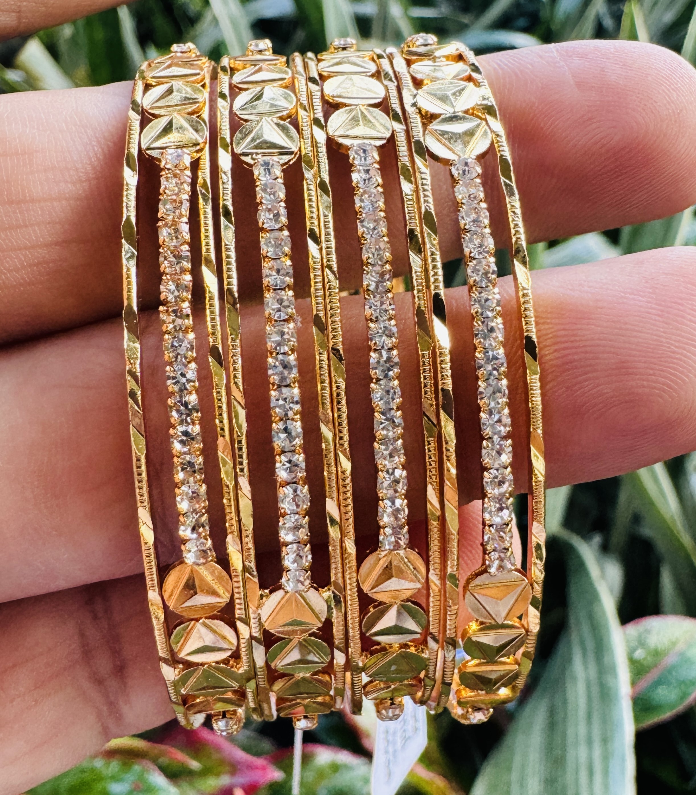 Hight Quality Fashion Gold Plated bangal ESH Lover round shape bangel ...