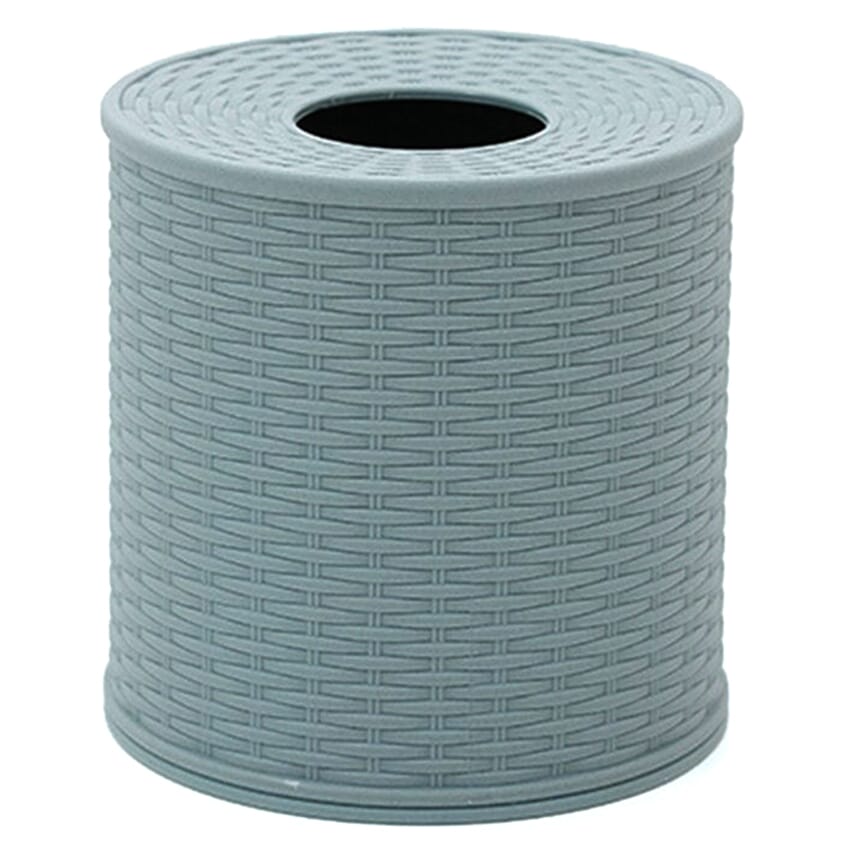 Round Tissue Box (Blue-Gray) | Daraz.lk