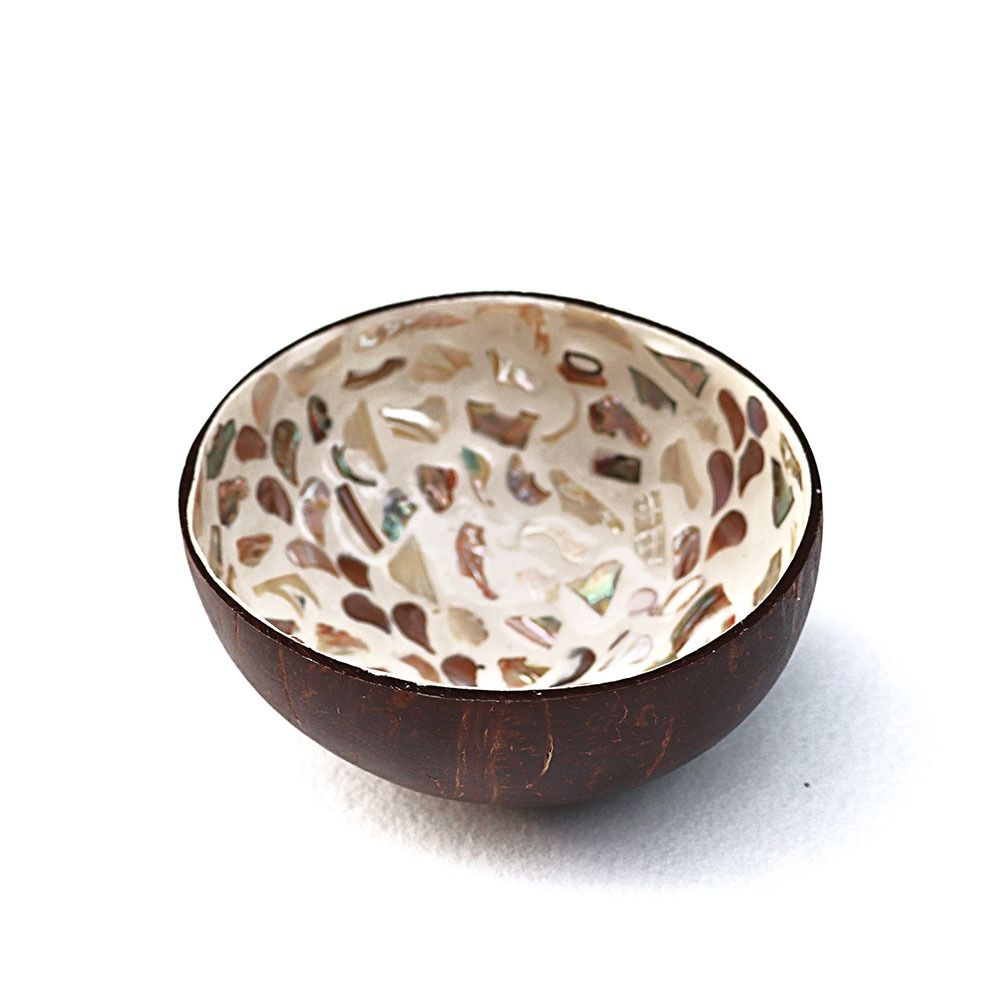 1/2Pcs Natural Coconut Bowls, Storage Shell Bowls, Circular Handmade ...