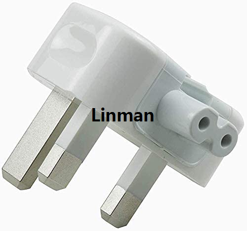 Linman UK Plug Duckhead Power Adapter with FUSE For All Apple MacBook ...