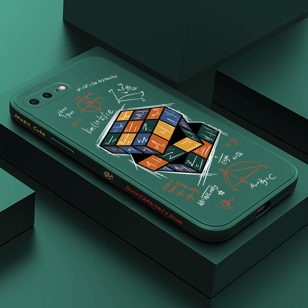 Hontinga for iPhone 7 Plus / 8 Plus Case Side Design Mathematical ...