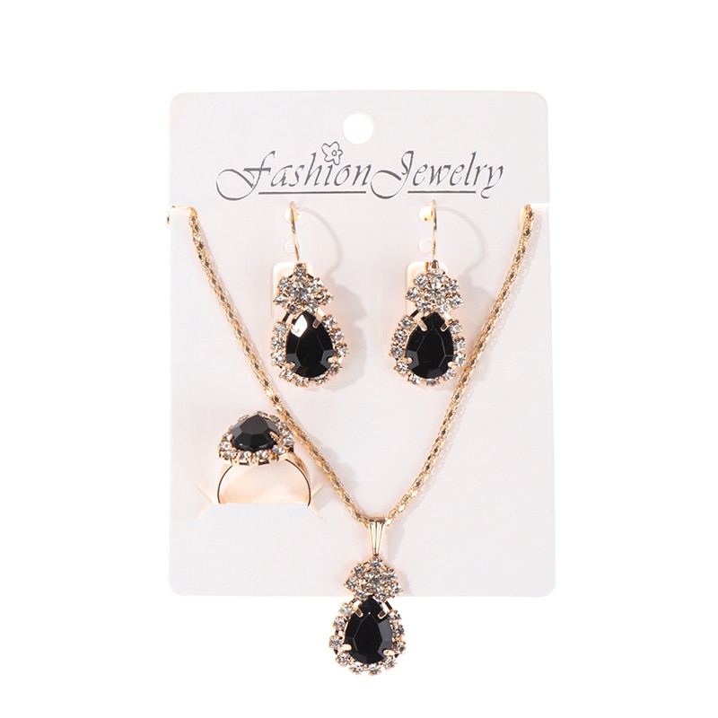 Luxury Original 18k gold earrings Gold Plated Jewelry Sets Fashion ...