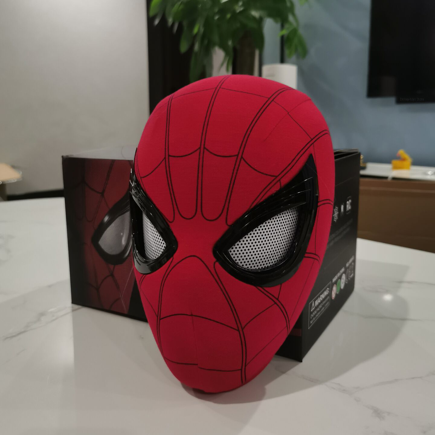 Mascara Spiderman Headgear Cosplay Moving Eyes Electronic Mask Spider ...