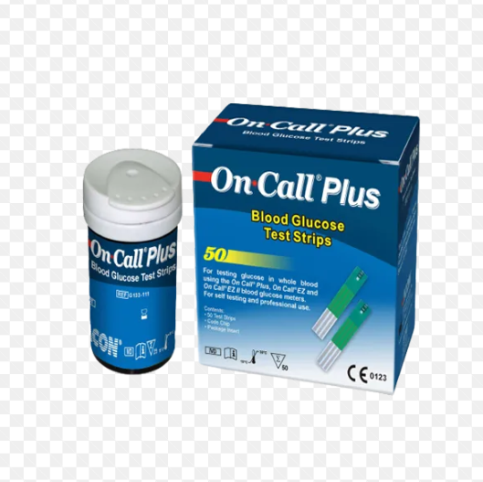 On Call Plus Test Plus Test Glucometer 50 Strips | Daraz.lk