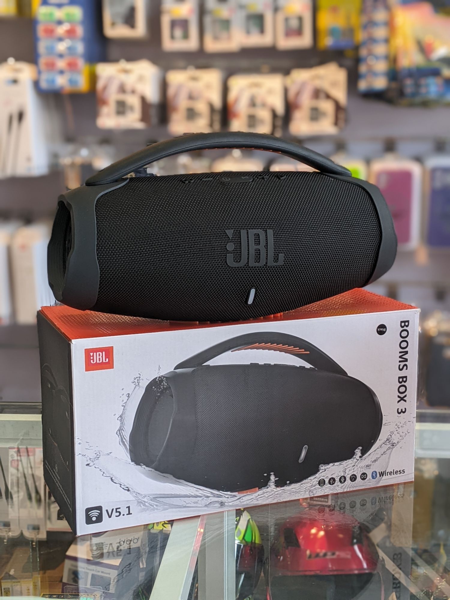 JBL Boombox 3 Wireless Speaker New Update Featuring Waterproof Portable ...