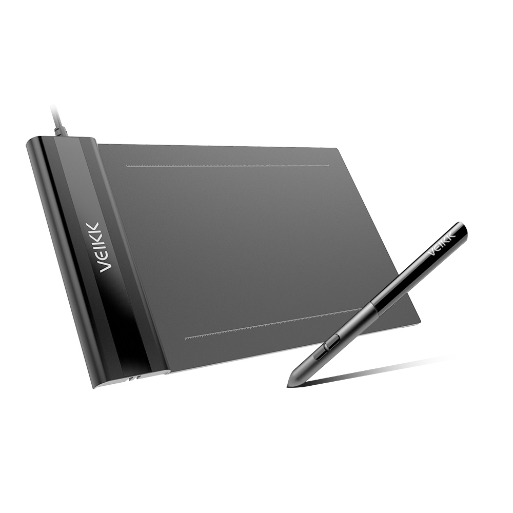 VEIKK S640 Digital Graphics Drawing Tablet 6*4 inch Pen Tablet with 8192 Levels Pressure Passive ...