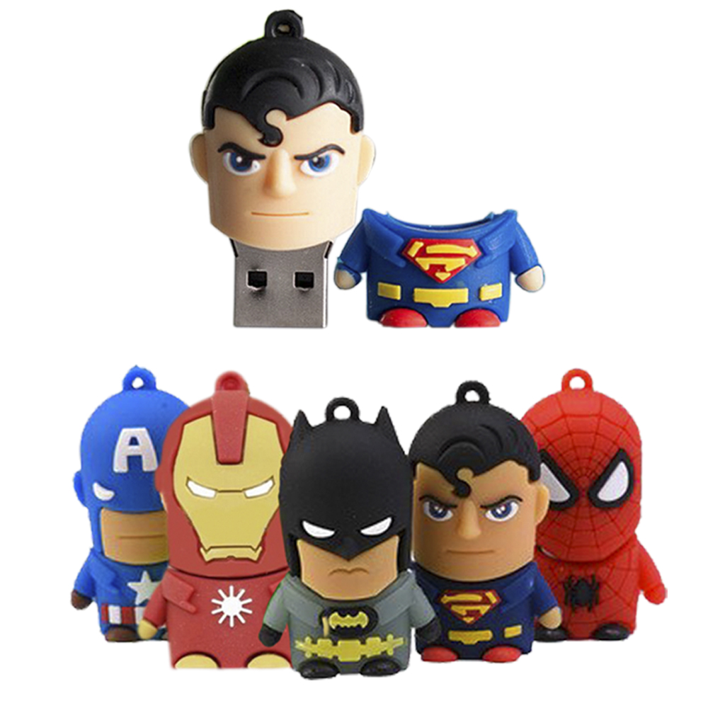 Cartoon Shape Pen Drive (4GB), Flash Drive, Cute Cartoon, captain ...