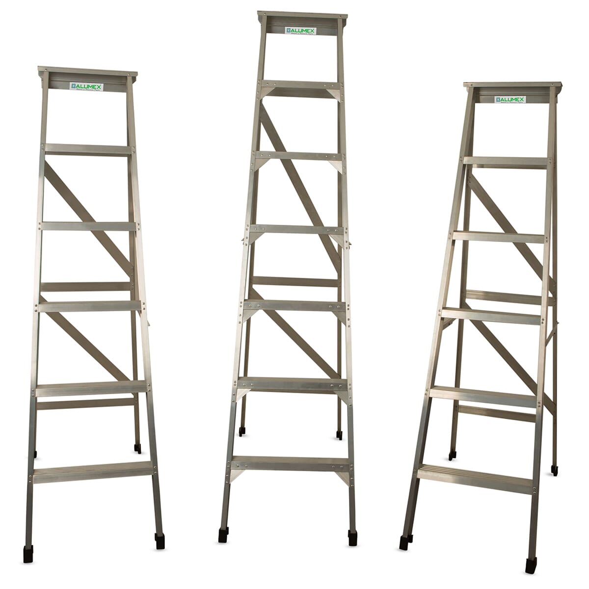 Alumex Domestic Aluminium Step Ladder - 8 feet | Daraz.lk