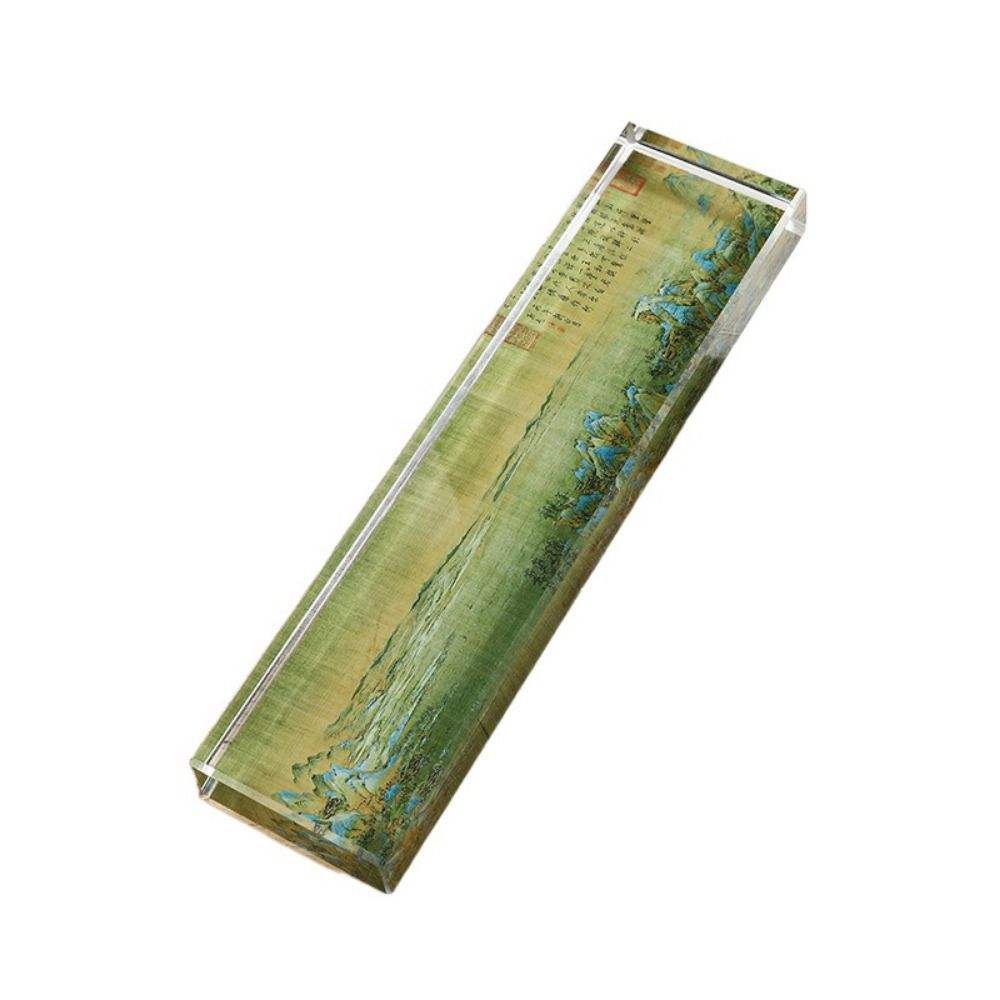 Functional Heavy Enough Clear Paperweight Pressing Paper Flat Rectangle ...