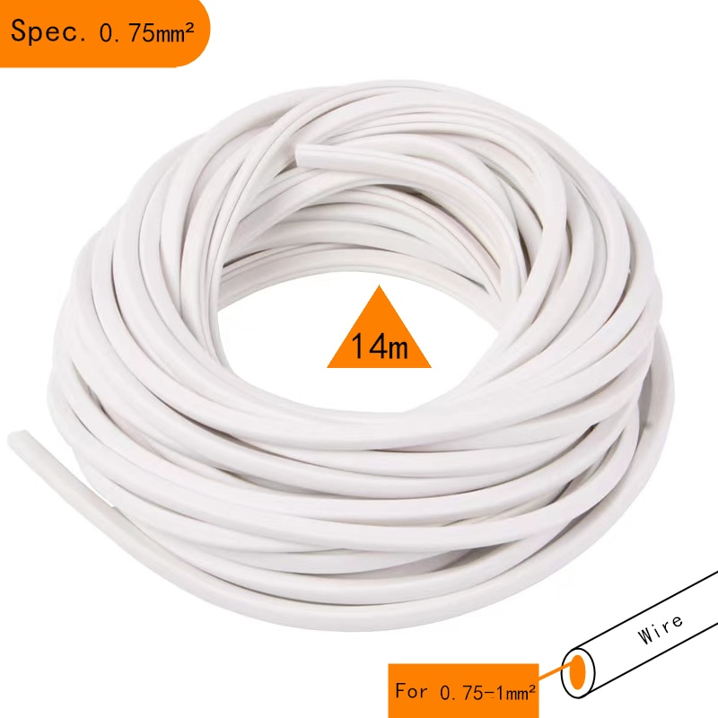 Electrical Cable Sleeve Label White Writable PVC Coding 0.75 - 16 MM² ...