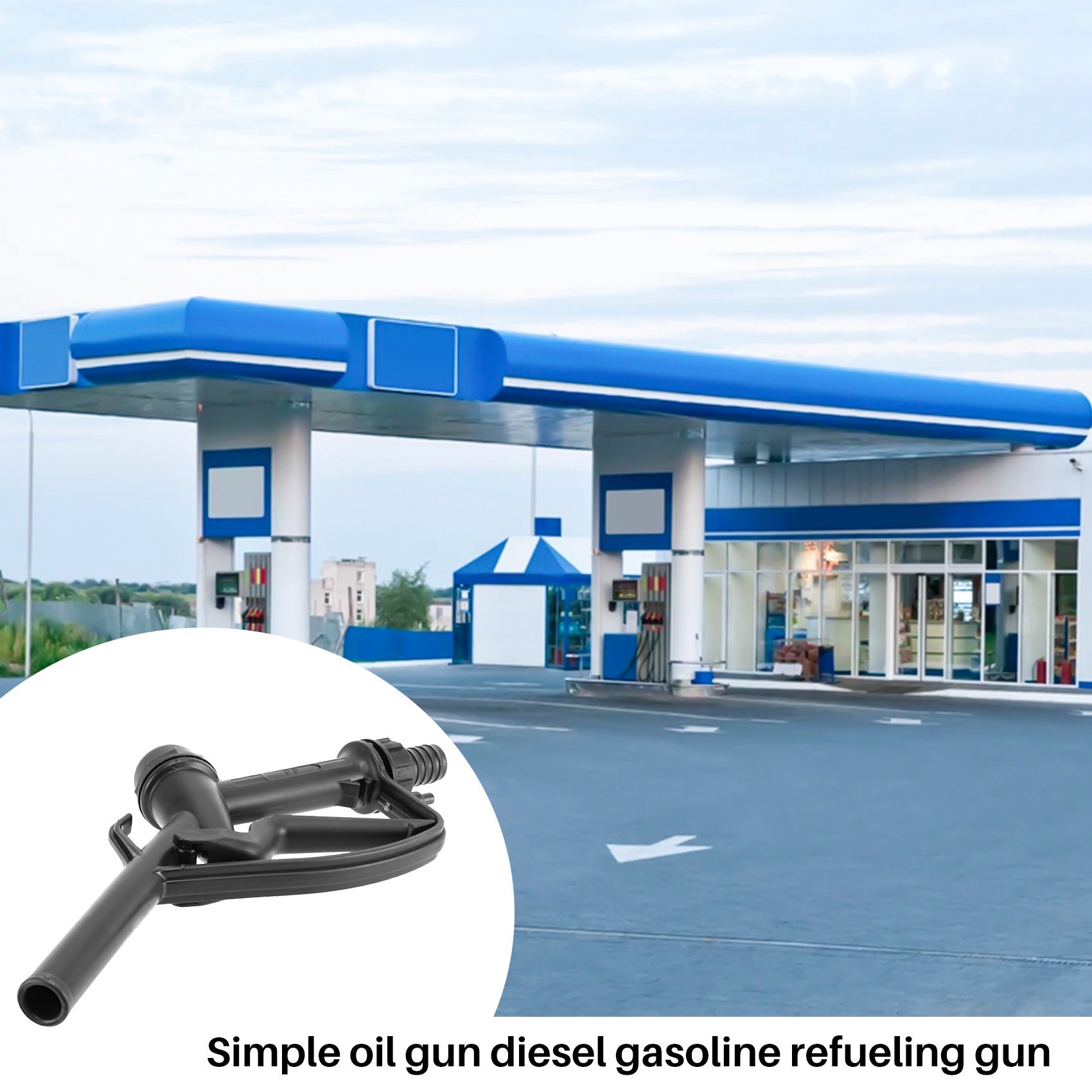 New Lightweight Full Plastic Manual Refueling Tool Simple Gasoline ...