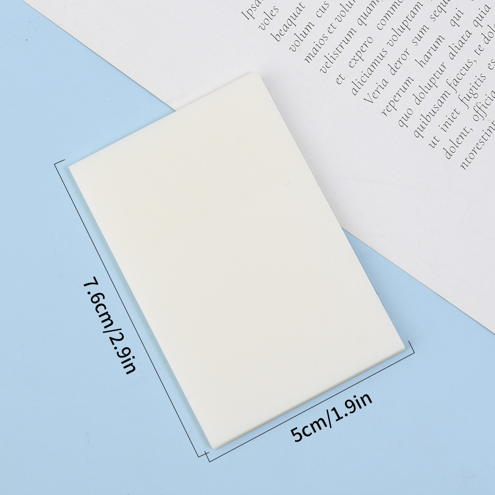50Sheets Transparent Sticky Note Pads Waterproof Self-Adhesive Memo ... 50Sheets Transparent Sticky Note Pads Waterproof Self-Adhesive Memo ...