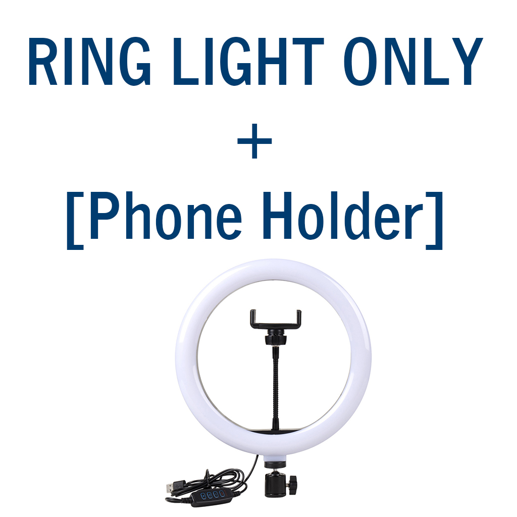 10 Inch Beauty Ring Light with 7 foot stainless steel Stand Tripod and phone holder - Tiktok ...