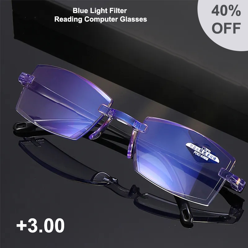 Reading Glass Blue light Filter Reading Computer and Paper Reading ...