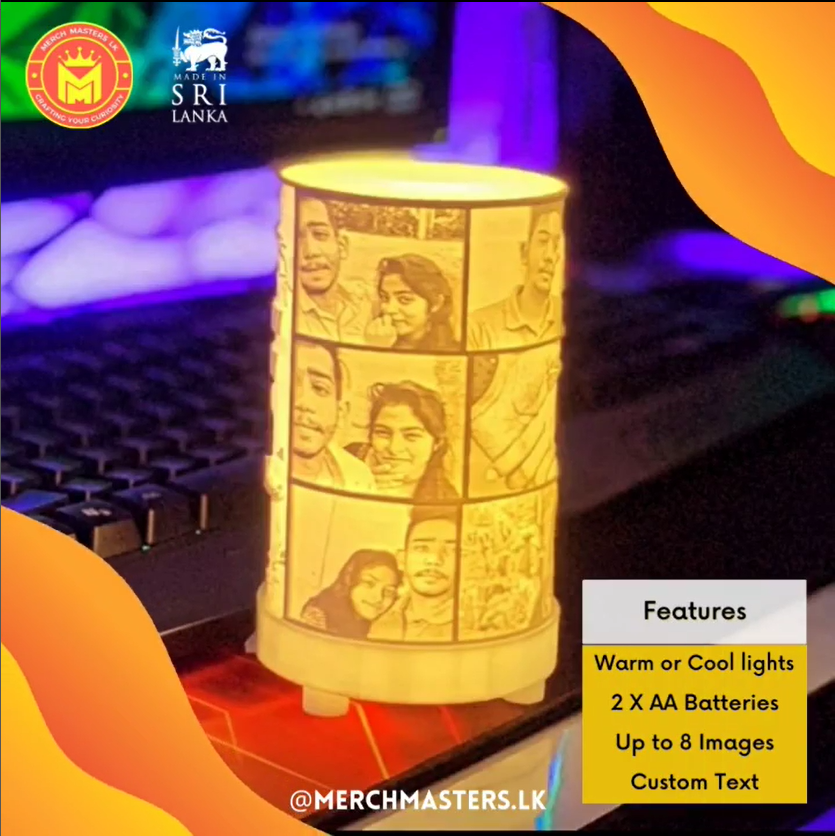 Customized Photo Night Lamp With Your Photos For Anniversary | Daraz.lk
