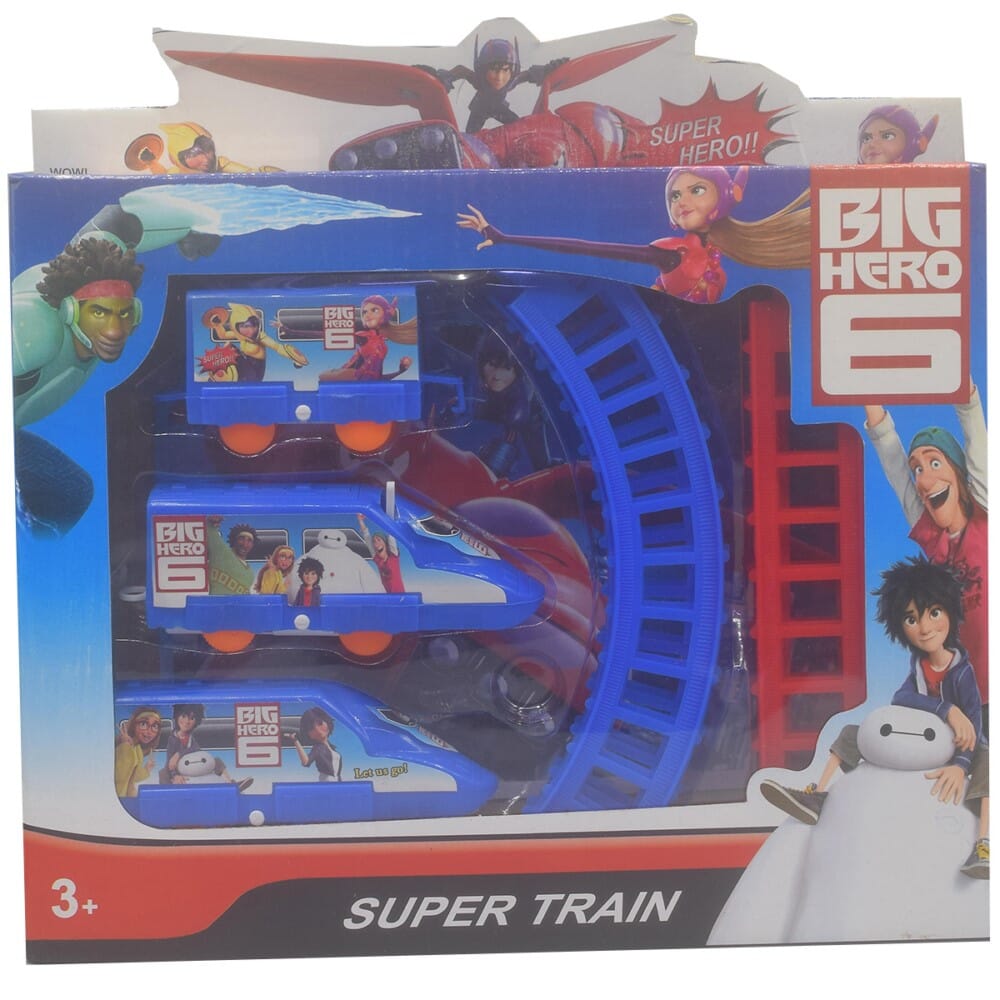 Big Hero Train Set - Red & Blue | Daraz.lk