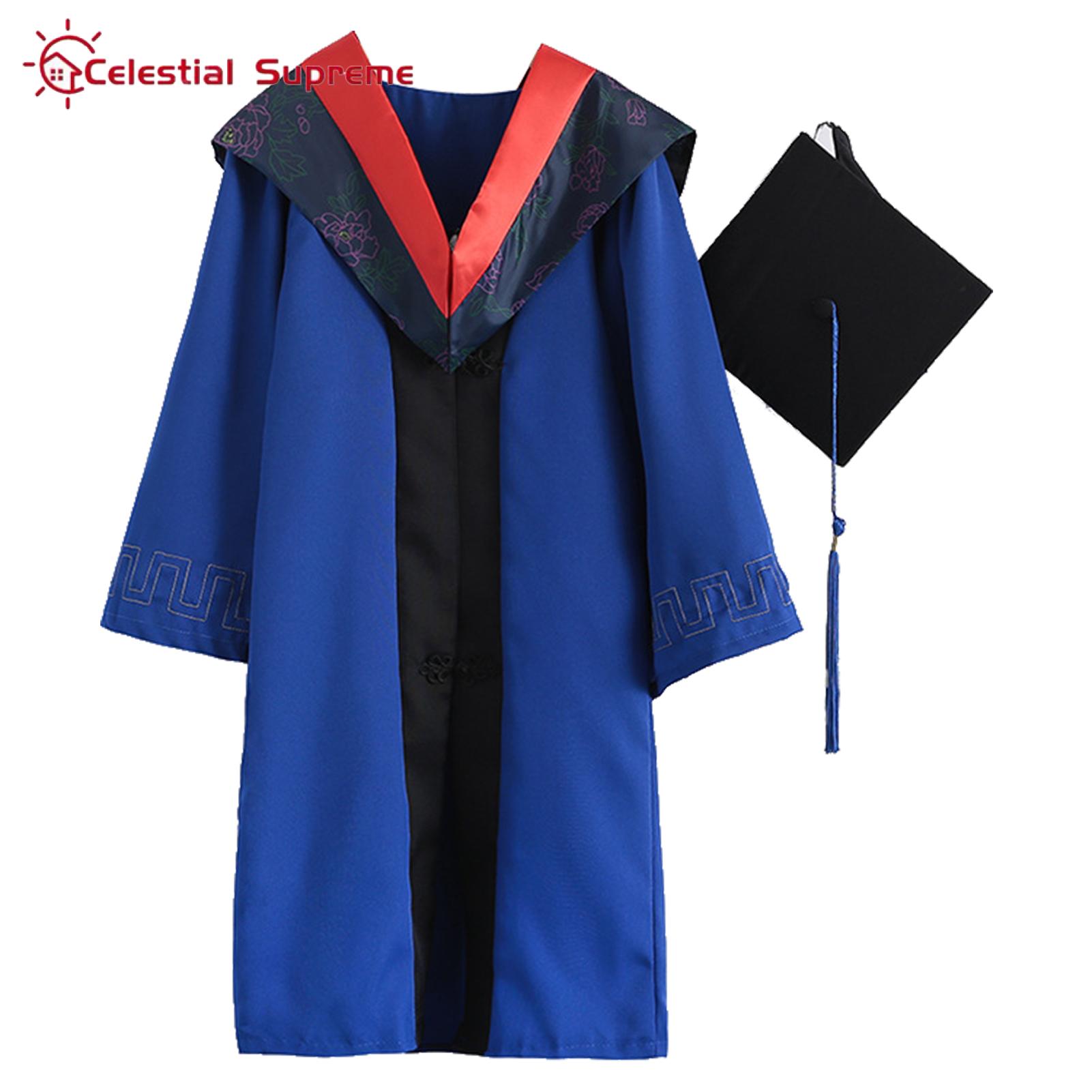Graduation Uniform Multipurpose Bachelor Hat Graduation Cloak ...
