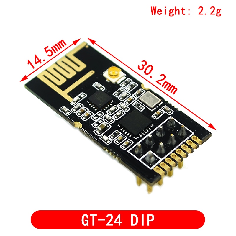 NRF24L01+ 2.4G wireless data transmission module 2.4GHz NRF24L01 ...