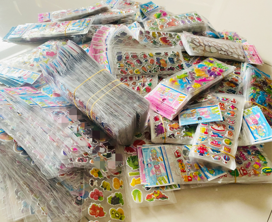 Random 1 sheet cartoon Stickers Teacher Rewards Kids Children Crafts ...