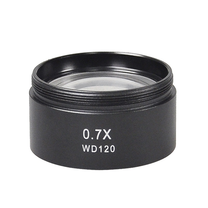 0.5X 0.7X Barlow Lens Stereo Microscope Auxiliary Objective Lens ...
