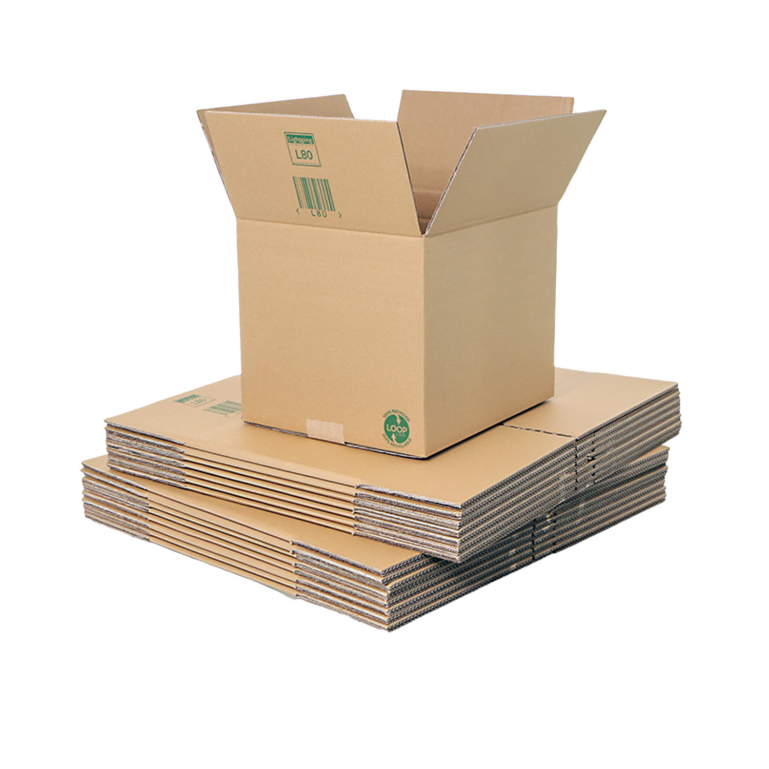 50 Carton Cardboard Boxes for Shipping and Storage 10" x 10" x 12 ...