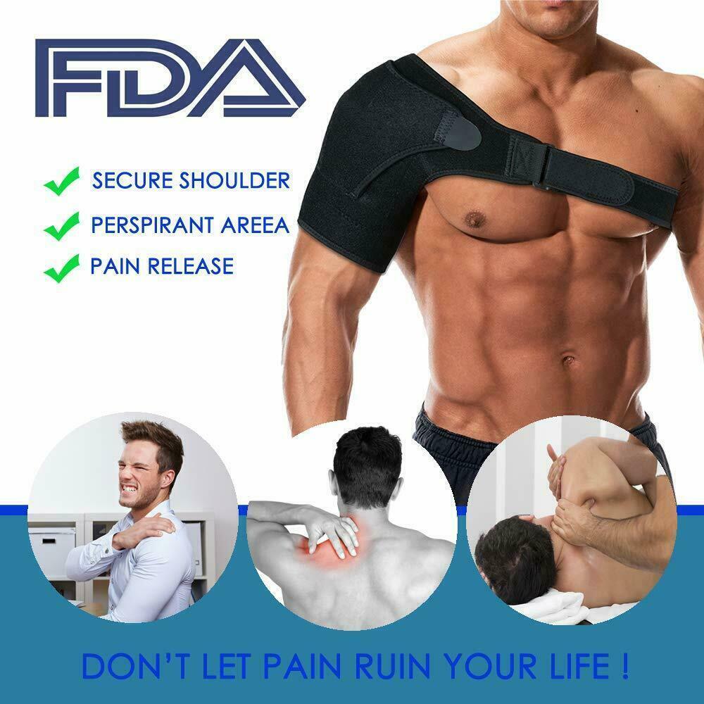 Shoulder Brace for Men Women Support Sleeve Wrap for AC Joint Upper Arm ...