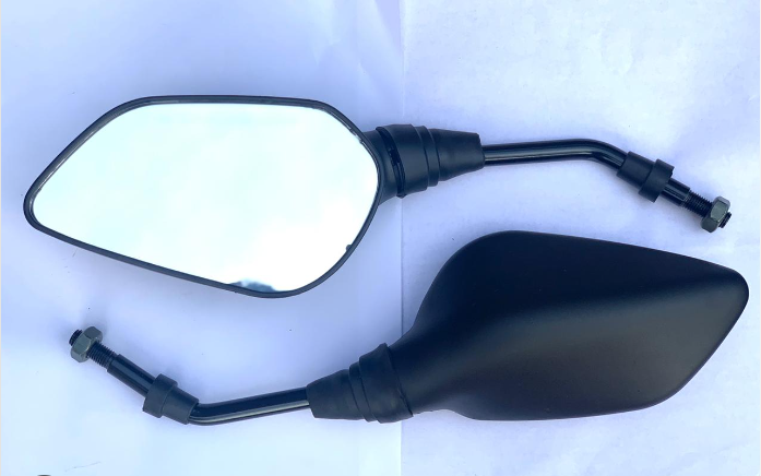 Bajaj bike Pulsar 135 side mirror (side kannadi) pair Varroc Genuine ...